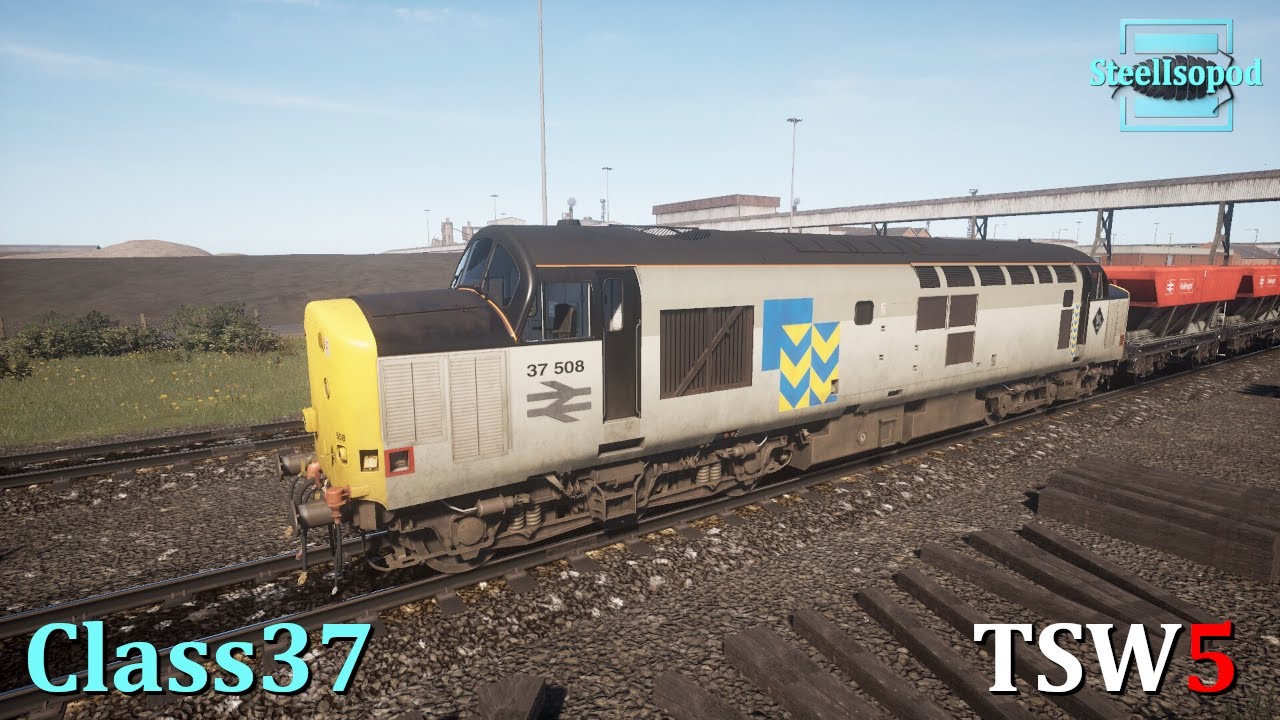 Class 37 | Coal Hauler | Tees Valley Line | Train Sim World 5 - YouTube