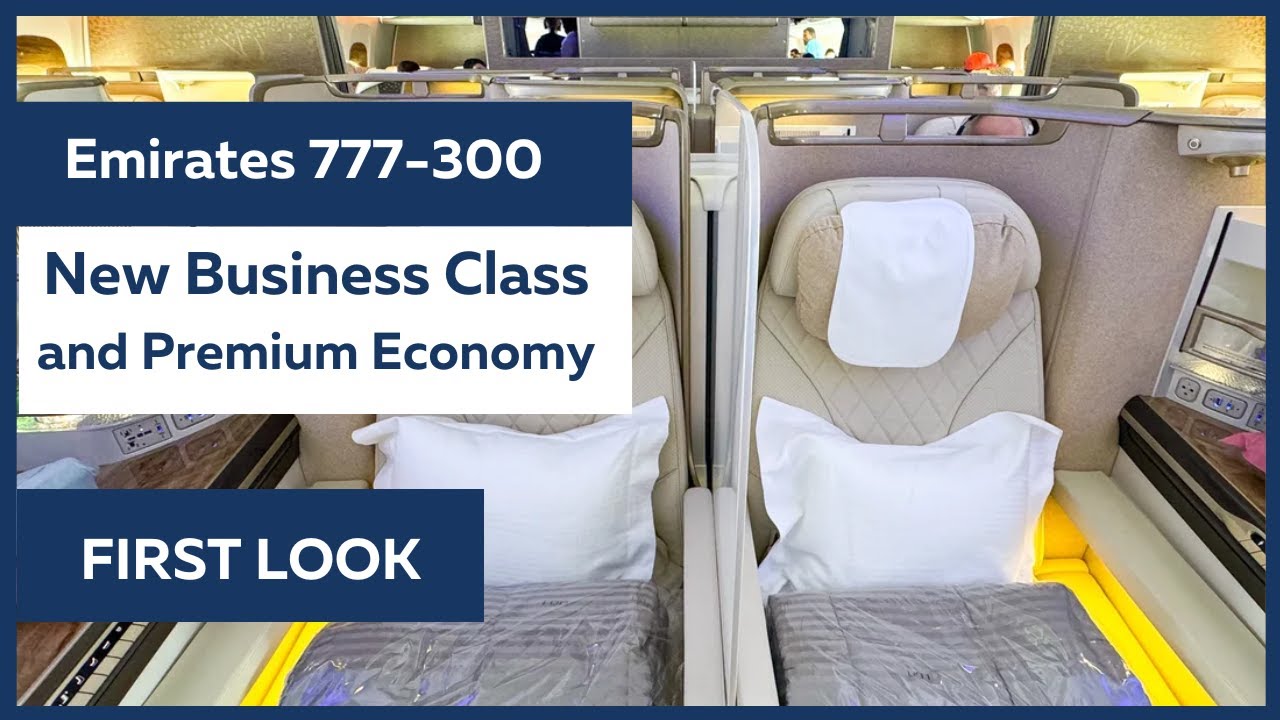 First Flight of the Retrofitted Emirates 777-300! - YouTube