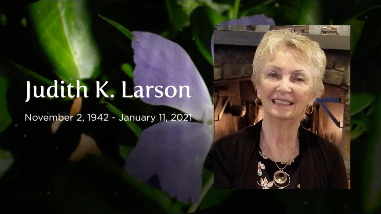 1/16/21 - Judith Kay Larson Funeral - YouTube