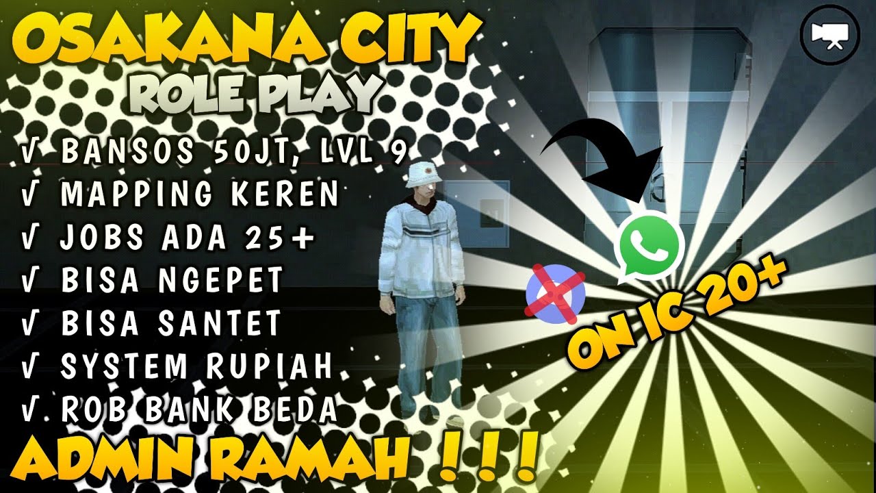 REVIEW SERVER OSAKANA CITY ROLEPLAY || GTA SAMP ROLEPLAY - YouTube