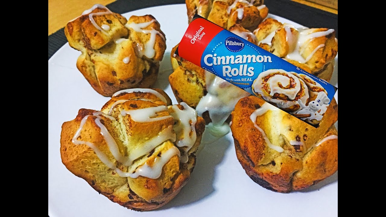Pillsbury Cinnamon Rolls Mini Monkey Breads - YouTube