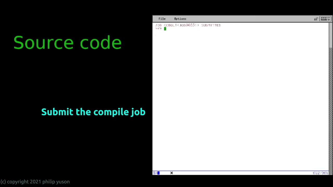 MVS Tk4 - How can a COBOL program execute on the mainframe? - YouTube
