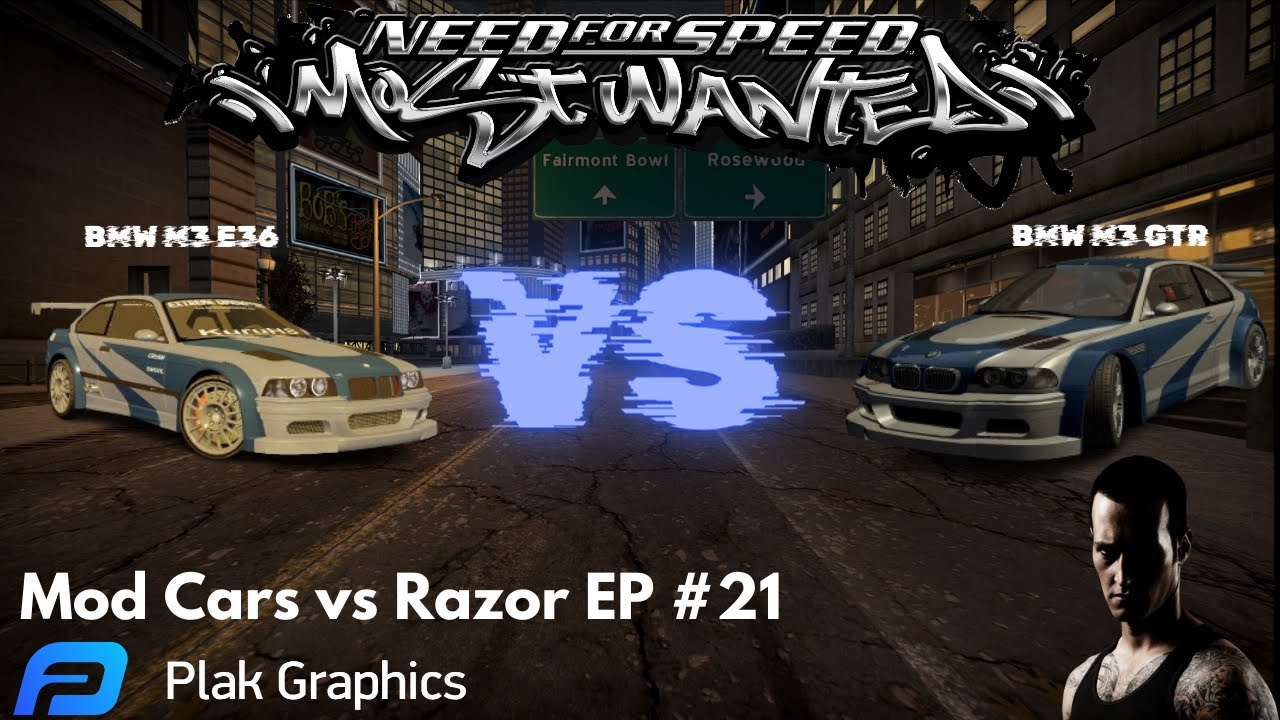 BMW M3 E36 VS BMW M3 GTR & Final Pursuit | NFS Most Wanted - Plak ...