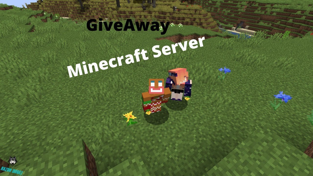 Charity, Giveaway Minecraft server Live Giveaway join Me LIVE - YouTube