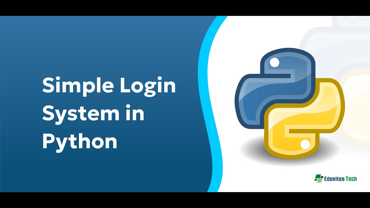 Simple login system with Python - YouTube