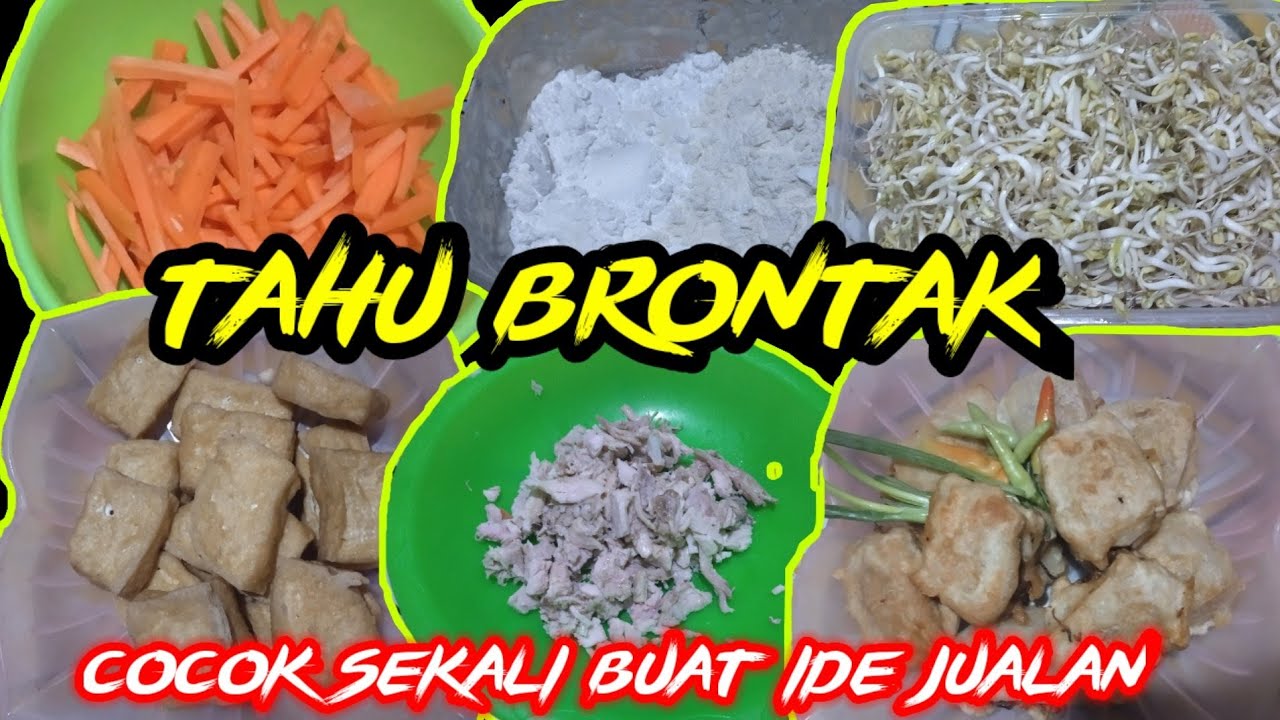Tahu brontak, cocok sekali buat ide jualan caranya simple dan praktis ...