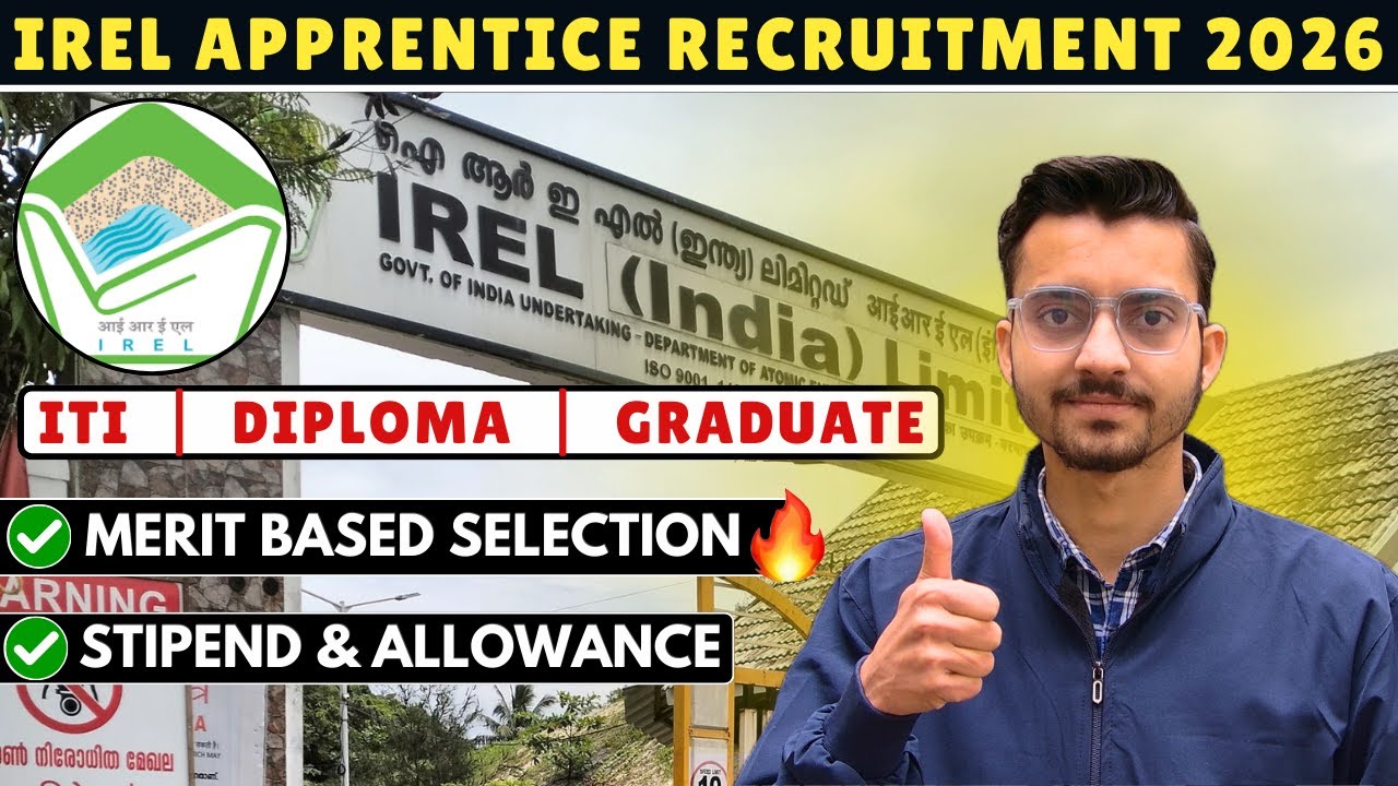 Indian Rare Earths Limited (IREL) Recruitment 2026 | Diploma Jobs ...