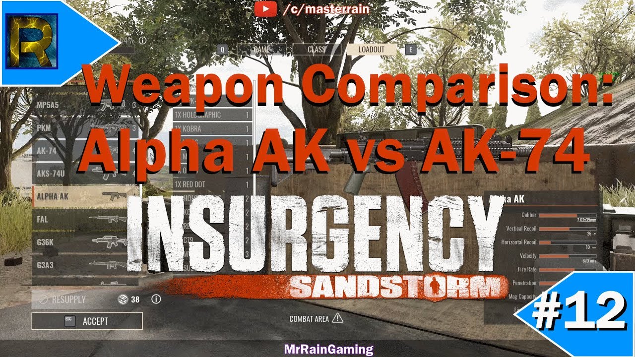 Alpha AK vs AK 74 Insurgency: Sandstorm Weapon Comparison (Ep. 12 ...