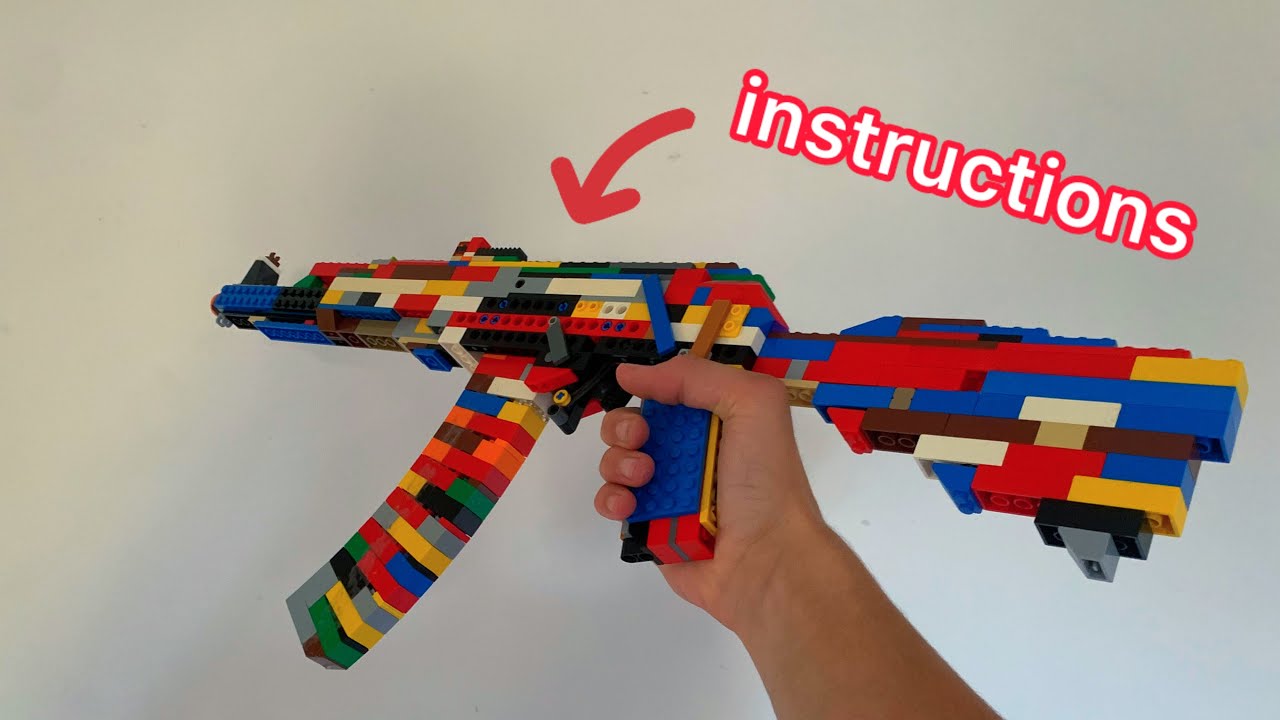 LEGO Ak-47 tutorial | gun instructions | Lias-4 - YouTube