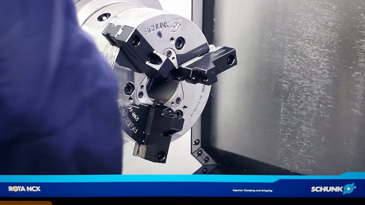 SCHUNK NCX power chuck - YouTube