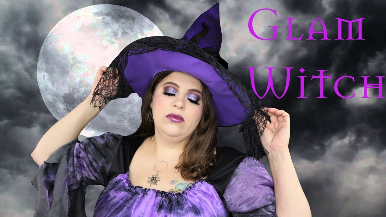 Glam Witch Halloween Makeup Tutorial - YouTube
