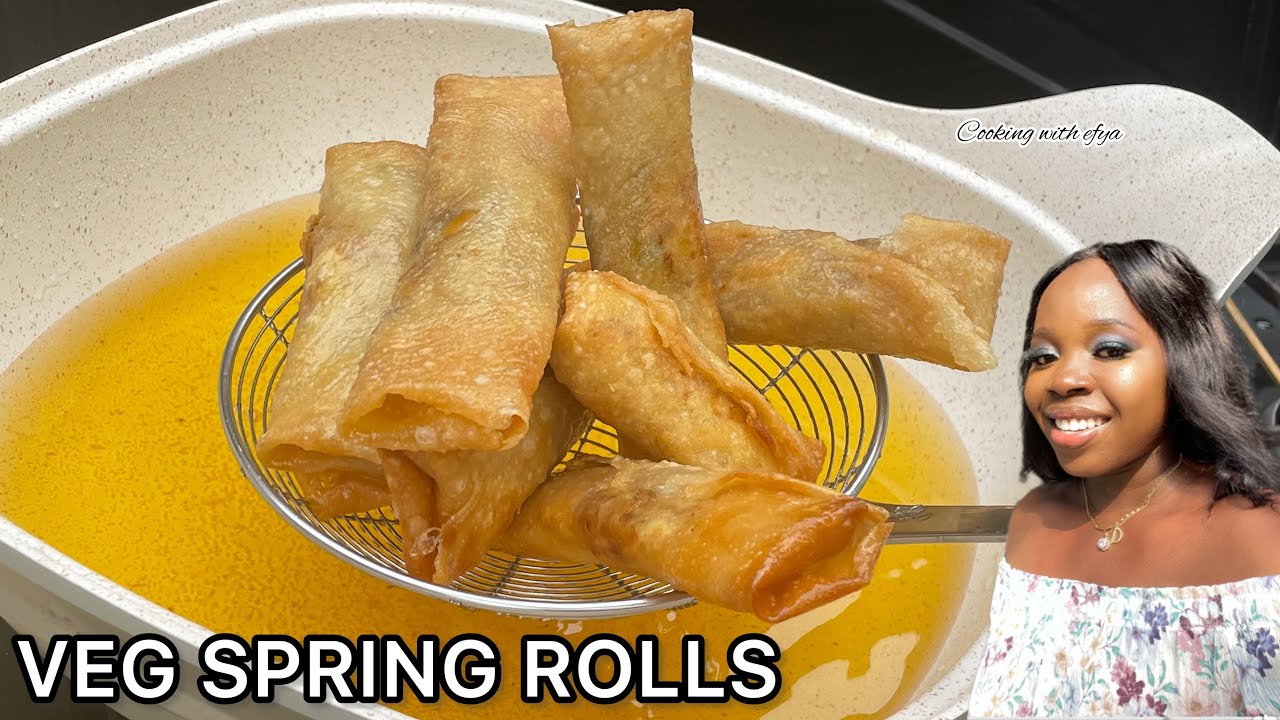 HOW TO MAKE AUTHENTIC GHANA SPRING ROLLS | EASY CRISPY HOMEMADE ...