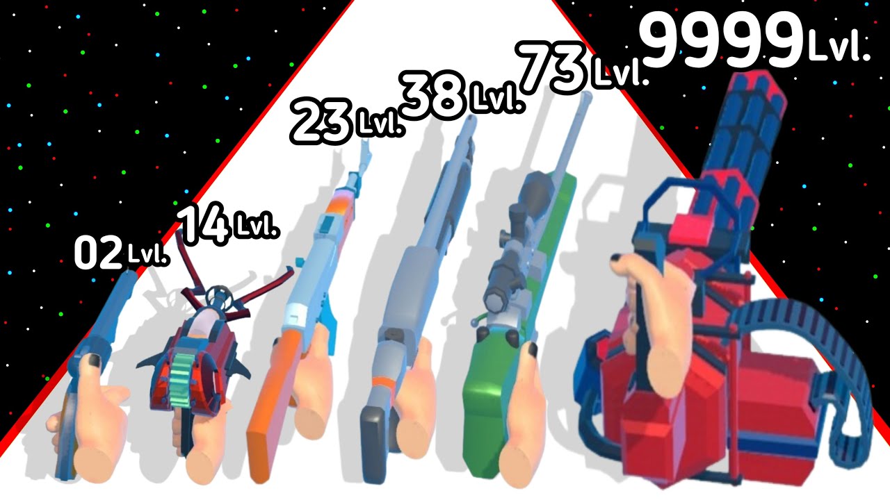 (2025) Hand Gun Run Level Up Gun Max Level Gameplay (New Update) - YouTube