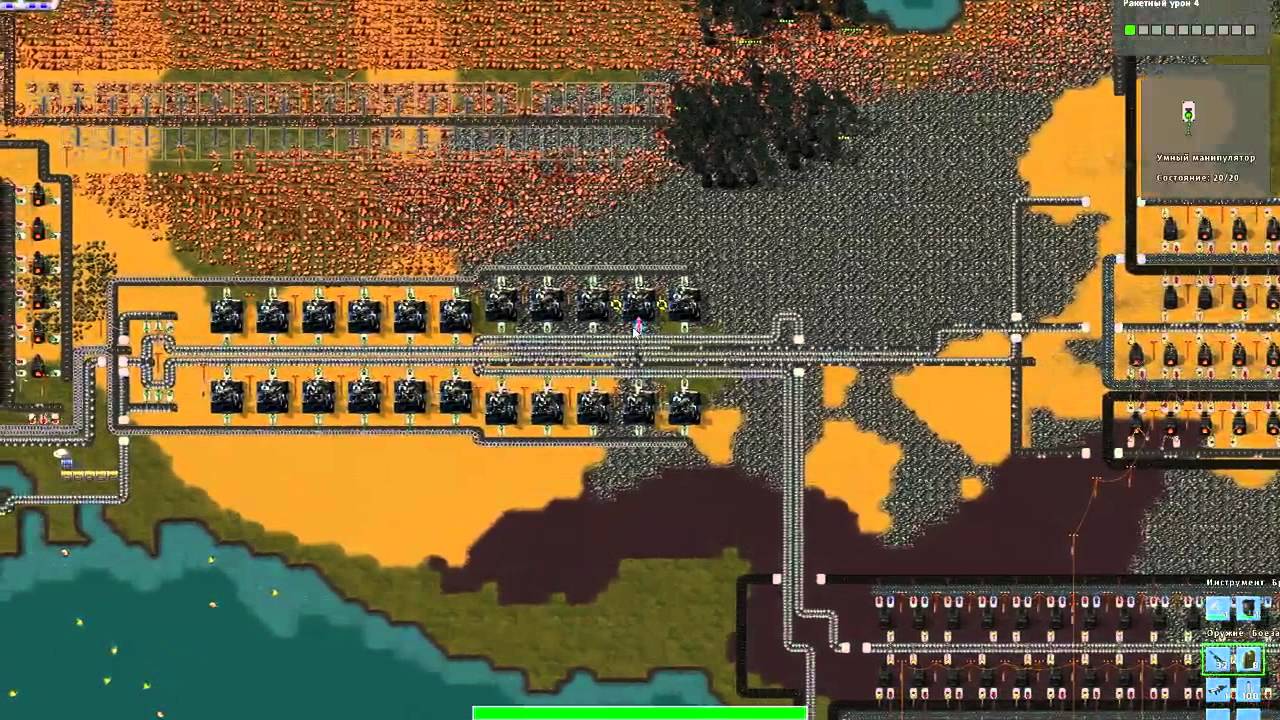 Factorio factory BUS design. Фабрика по магистральному принципу - YouTube