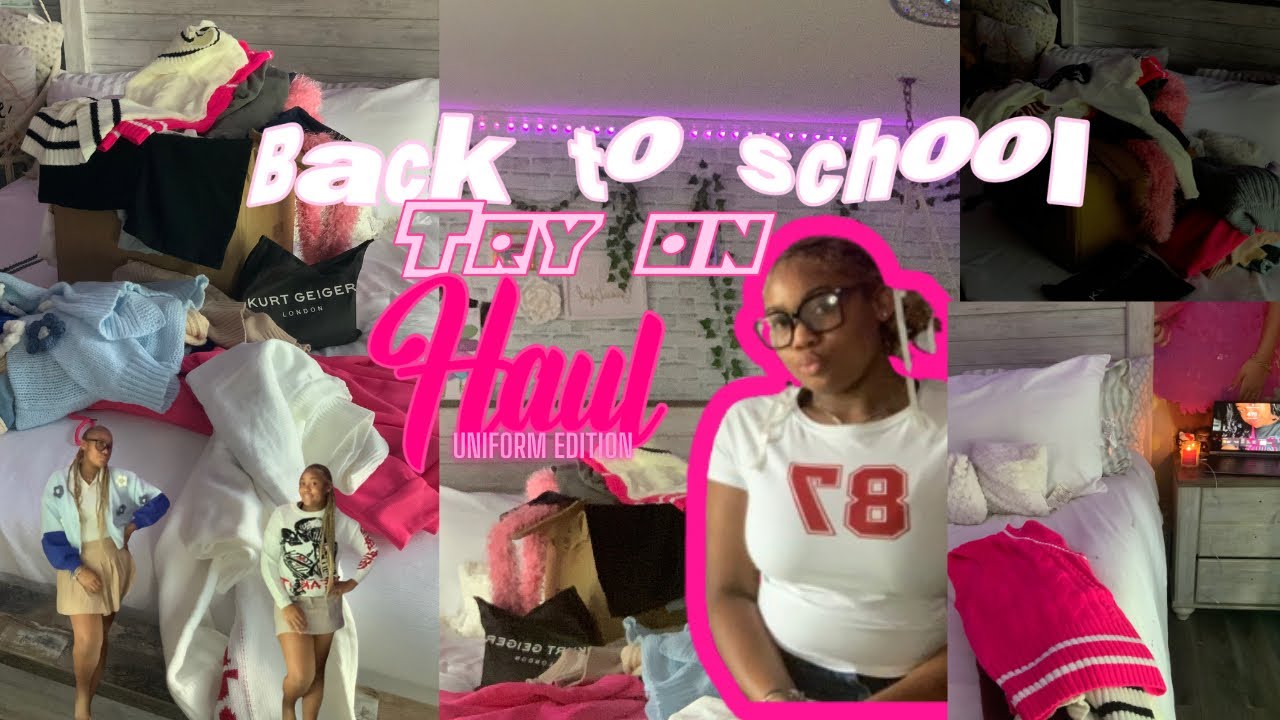 BACK TO SCHOOL CLOTHING HAUL Try On Haul *Uniform Edition *| SHEIN ...