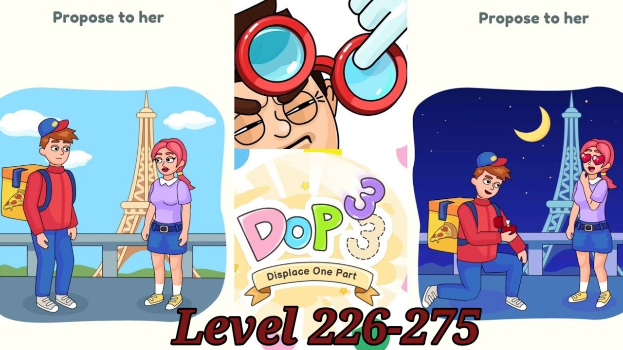 DOP 3: Displace One Part- Levels 226-275🌞Funny DOP Puzzle Gameplay ...