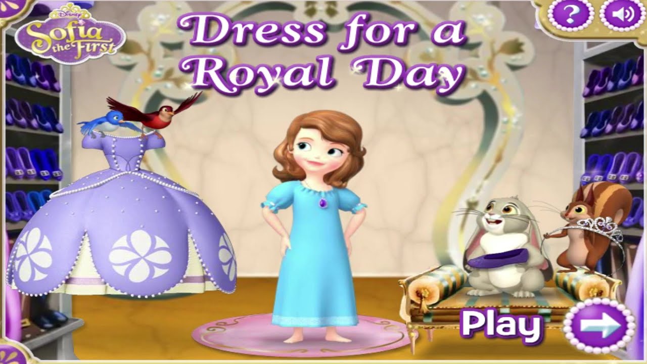 Sofia the First: Dress for a Royal Day - Help Sofia choose the ideal outfit - Disney Junior ...