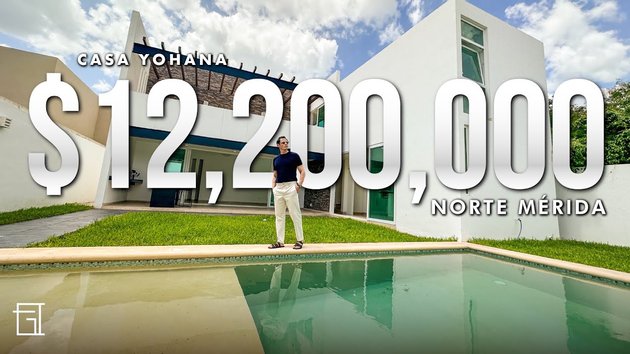 Casa con alberca en Mérida | Casa Yohana | Norte Mérida - YouTube