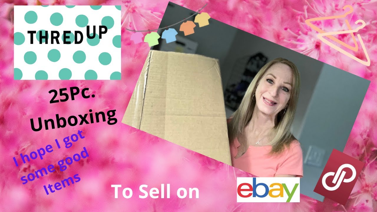 25pc Thredup Women's Apparel Unboxing - YouTube