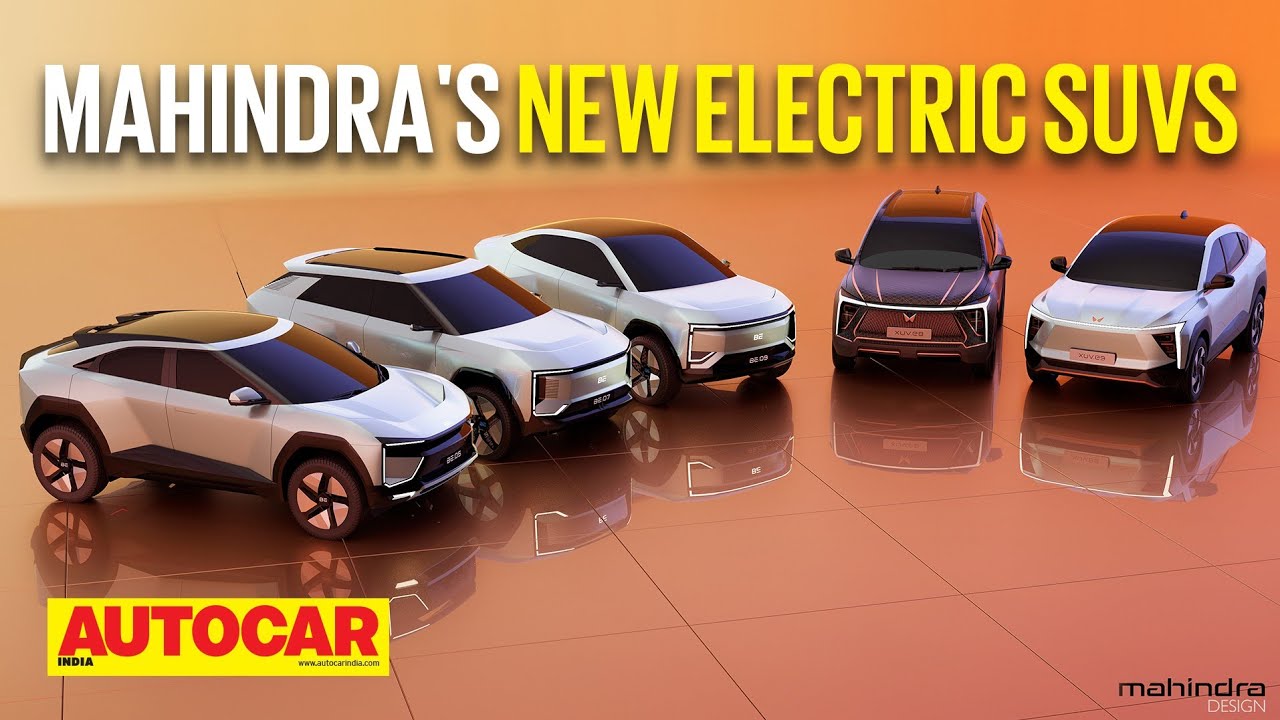 Mahindra electric SUVs revealed! Key details on XUV e8, XUV e9, BE 05 ...