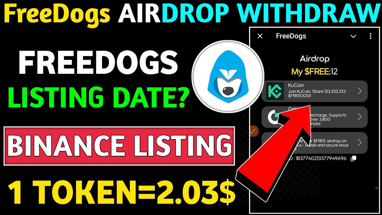 Free Dogs Airdrop Price Prediction || Free Dogs Airdrop New Update ...