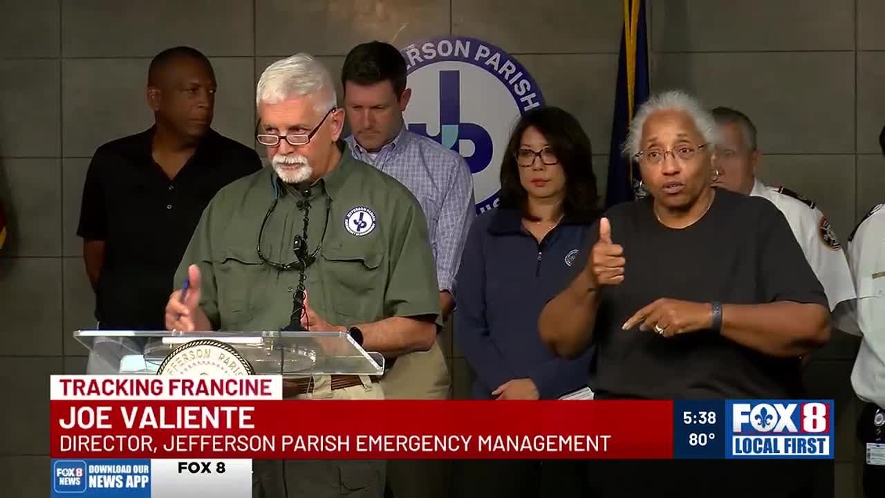 Jefferson Parish orders some evacuations in advance of Francine - YouTube