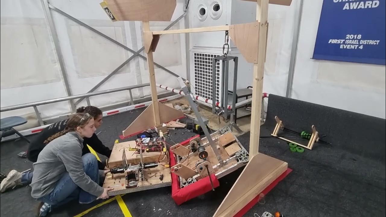 FRC 5987 Shallow Climber Prototype Test 2 11/01 - YouTube