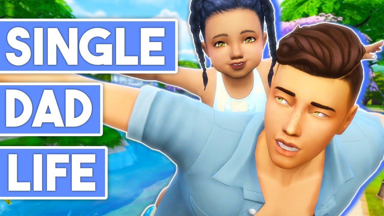 SLEEPOVER AT GRANDMA'S👵 // THE SIMS 4 | SINGLE DAD LIFE #3 - YouTube