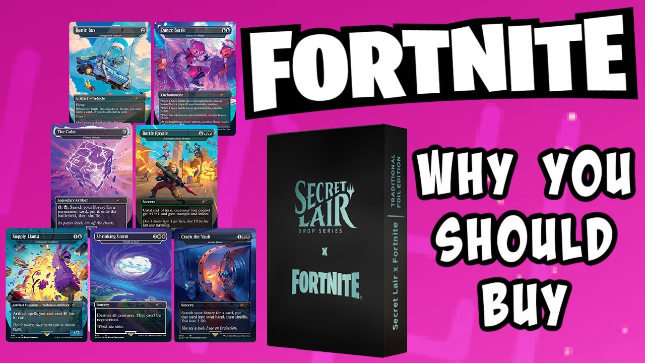 Fortnite x MTG Secret Lair - WHY YOU SHOULD BUY! - YouTube