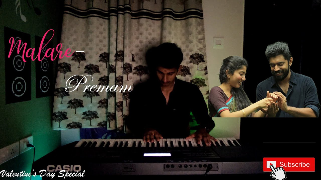 Malare Song - Premam | Nivin Pauly| Keyboard & Fl Studio (FLP)| Keys OF ...