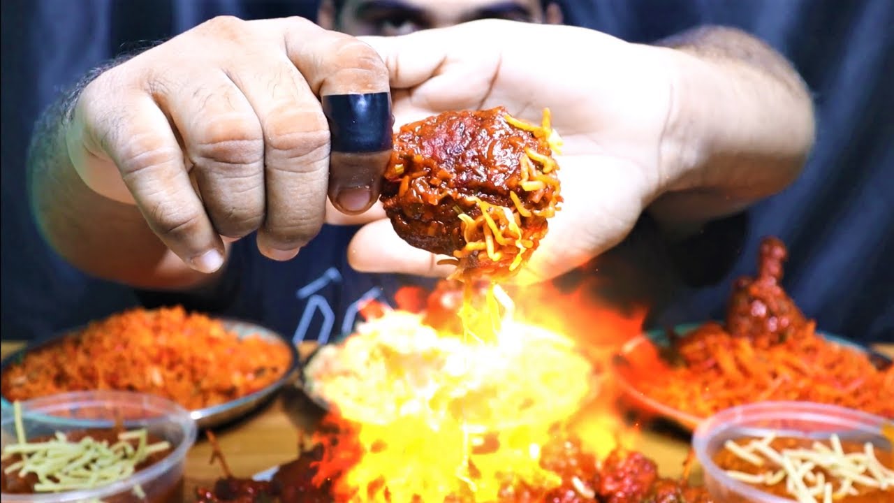 🔥schezwan rice,fried rice,triple rice,apple chicken lollipop,chicken ...