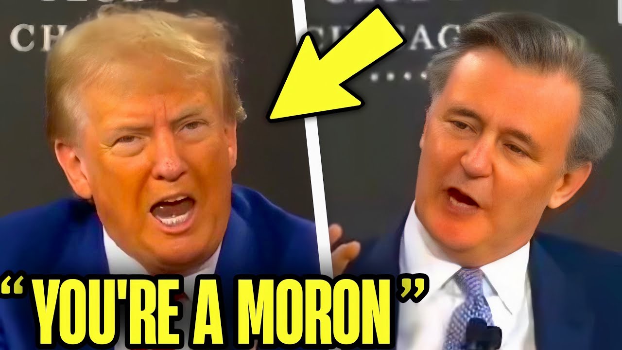 Angry Trump ATTACKS Interviewer When Confronted On Stage! - YouTube