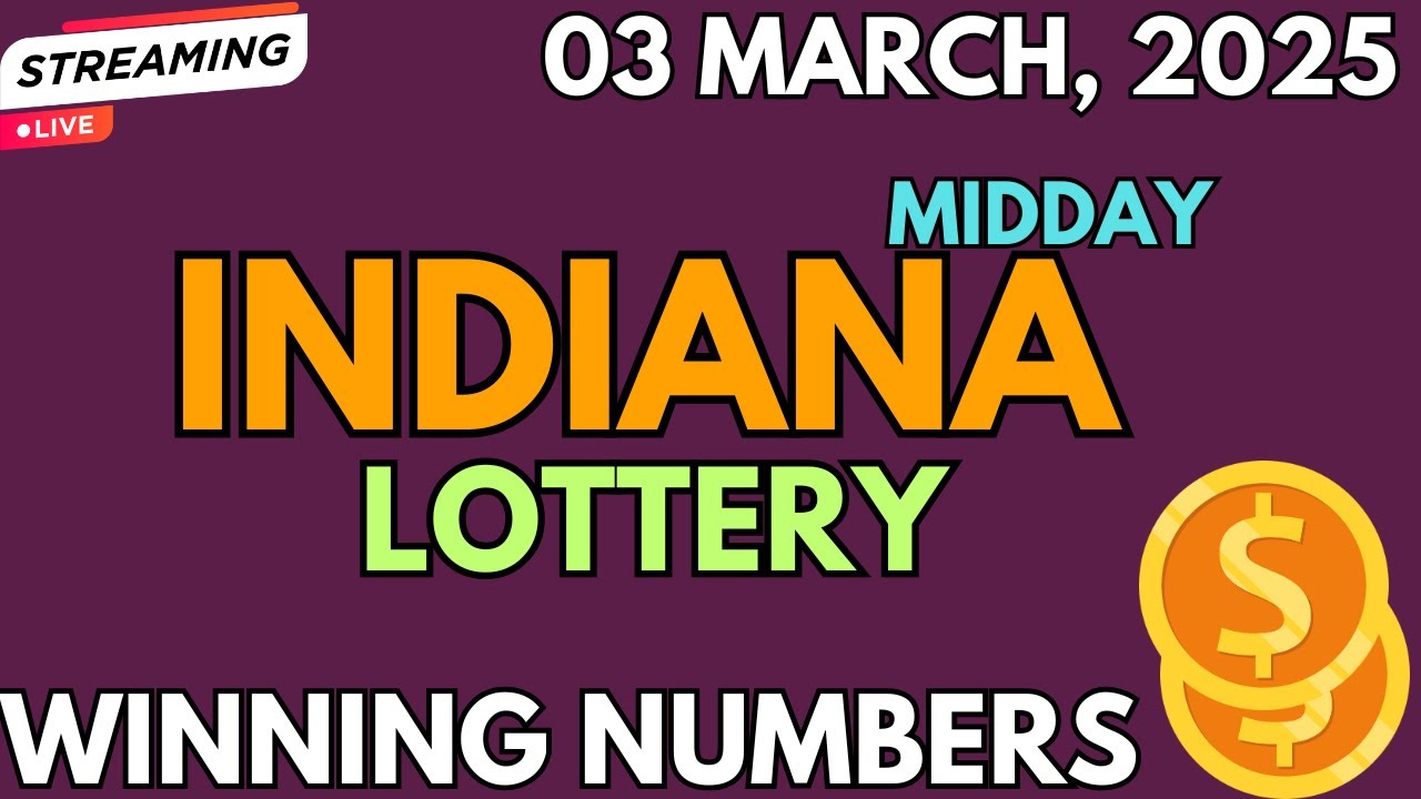 Indiana Midday Lottery Results For - 03 Mar, 2025 - Daily 3 - Daily 4 ...