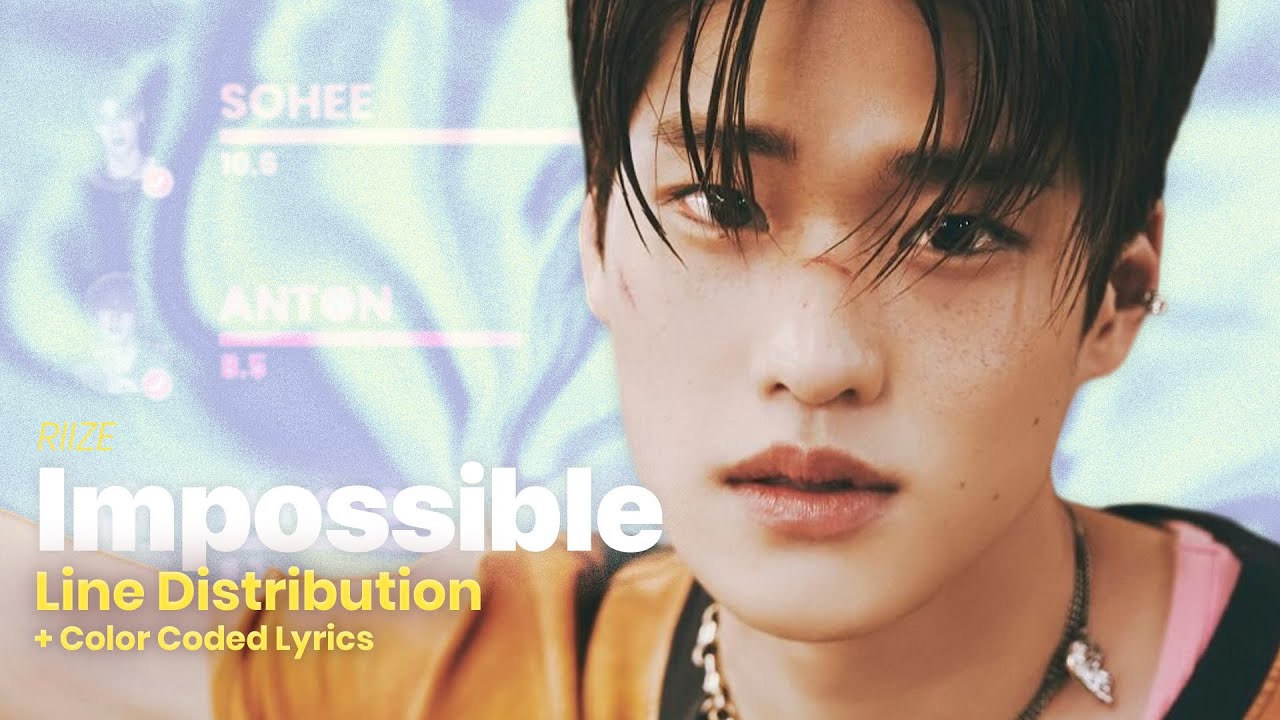 RIIZE - Impossible • (Line Distribution + Color Coded Lyrics) - YouTube