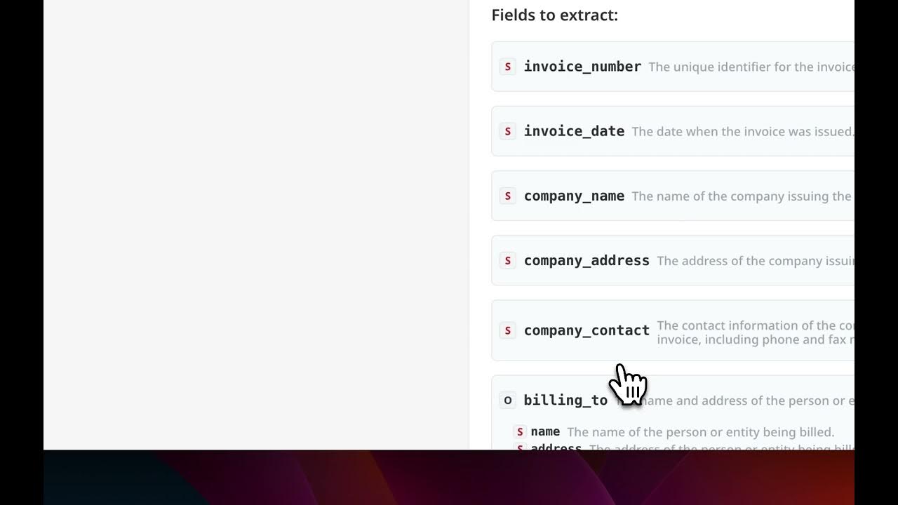 How to Automatically Generate Extraction Schemas with Airparser - YouTube