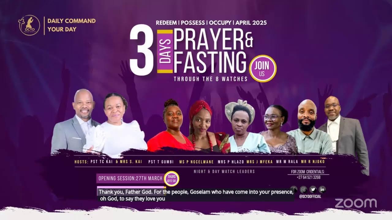 RPO APRIL | 3 DAYS OF PRAYER & FASTING PRAYER PROGRAM | 06:00 PRAYER ...