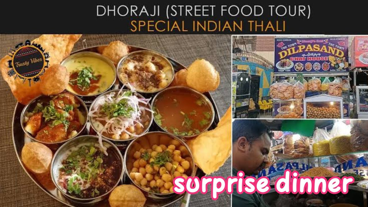 Surprise Dinner 😯 At Dhoraji Food Street 🥘 - YouTube