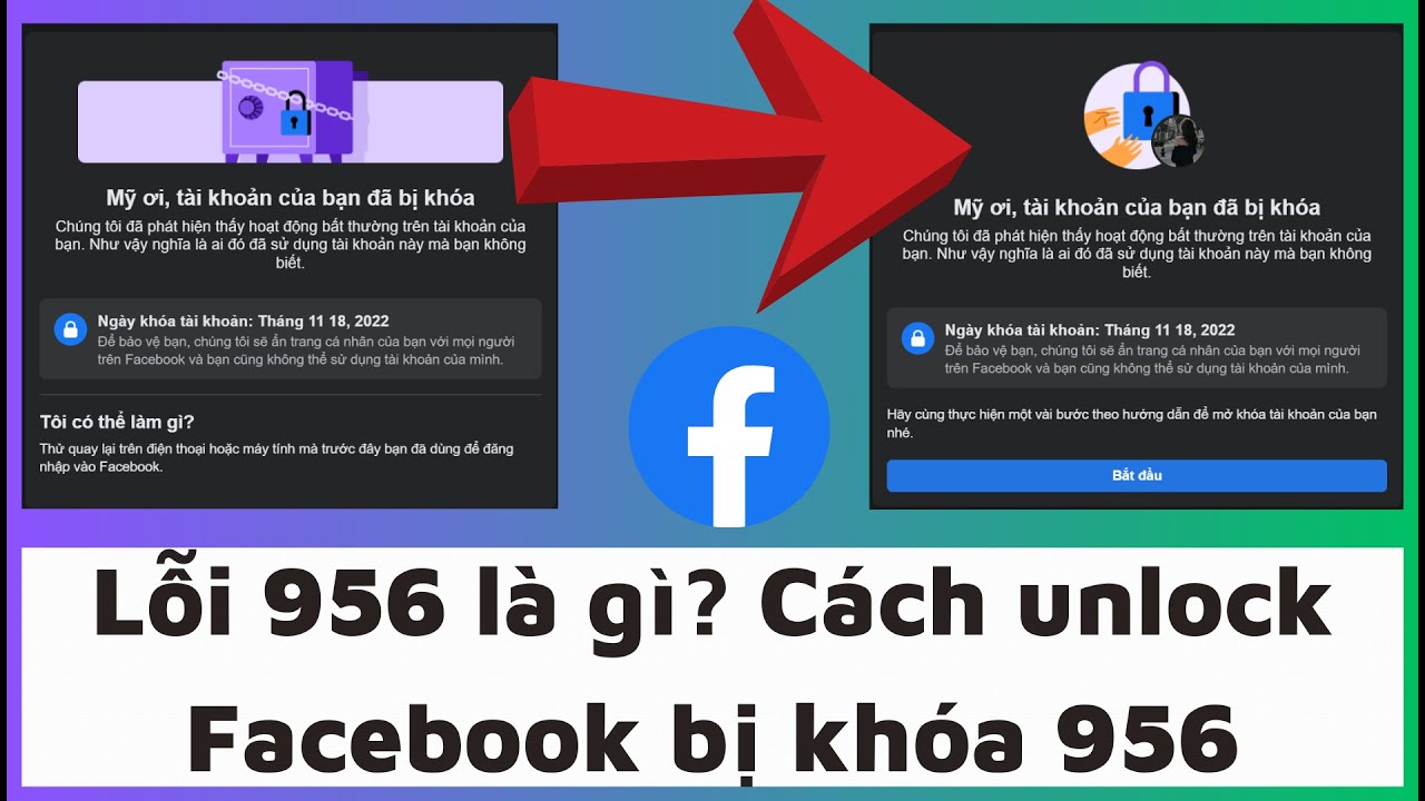 Lỗi 956 là gì? Cách unlock Facebook bị khóa 956 || Duy Thịnh Official ...