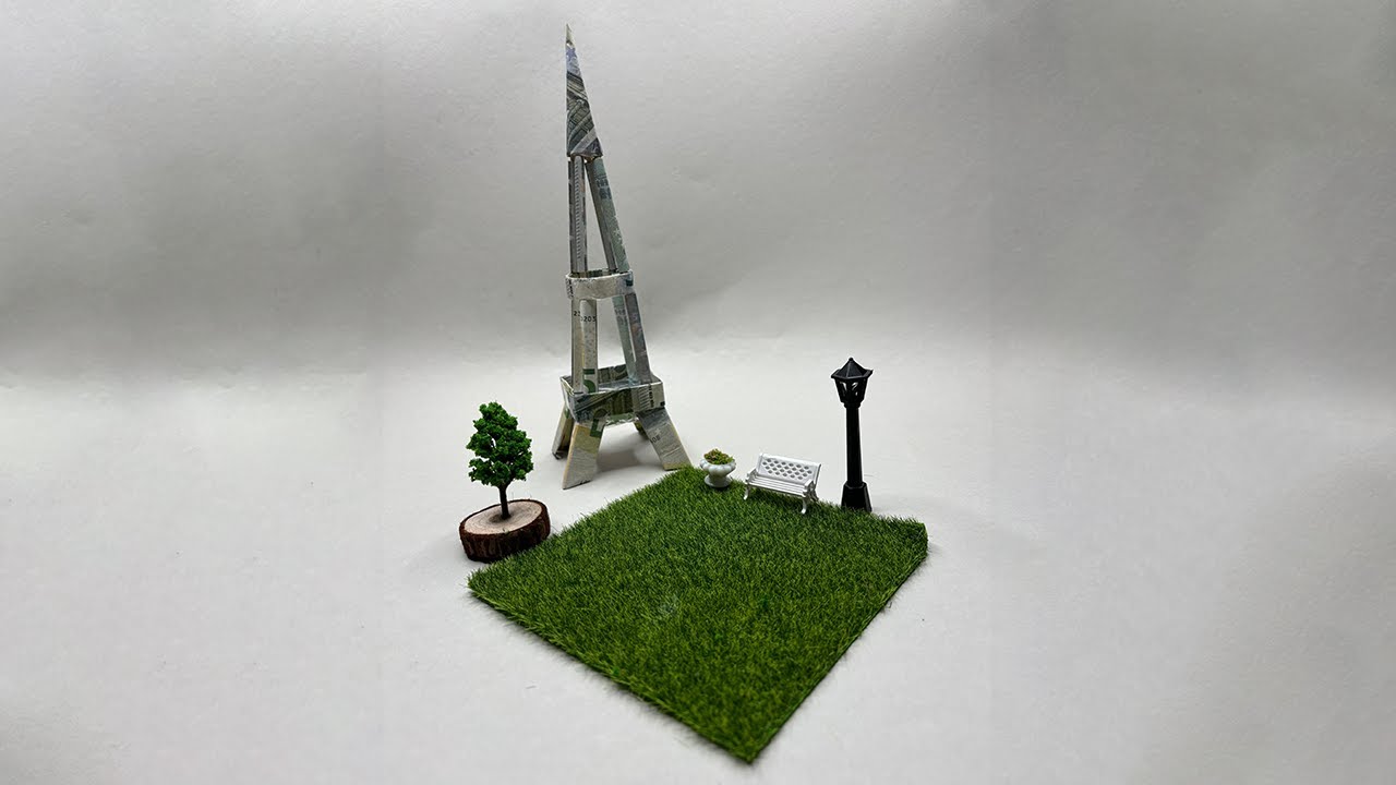 Paris im Miniaturformat 🎨🗼: DIY Geschenkidee mit Eiffelturm und Mini ...