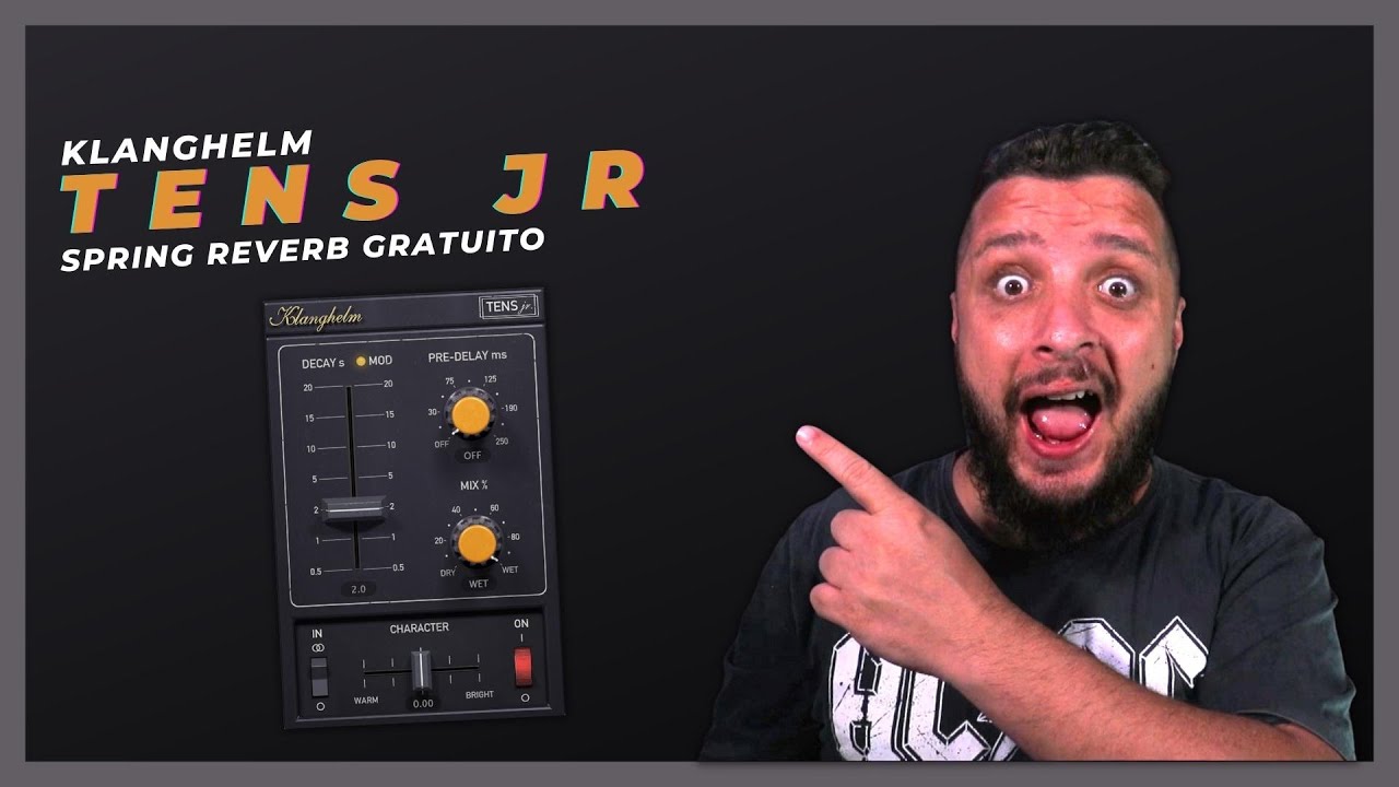 Klanghelm Tens Jr - Seria esse o Melhor Reverb de Mola Gratuito? - YouTube