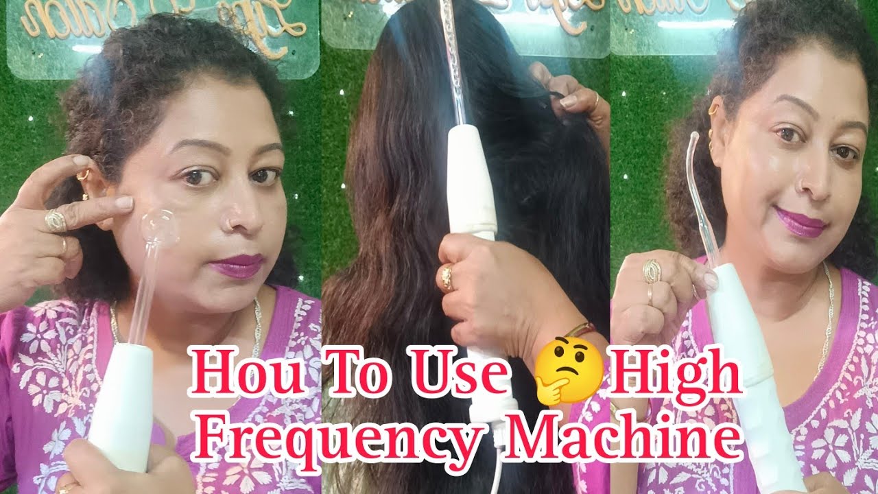 High Frequency Machine For Dandruff treatment, scalp Problem 👌🏻 Live ...