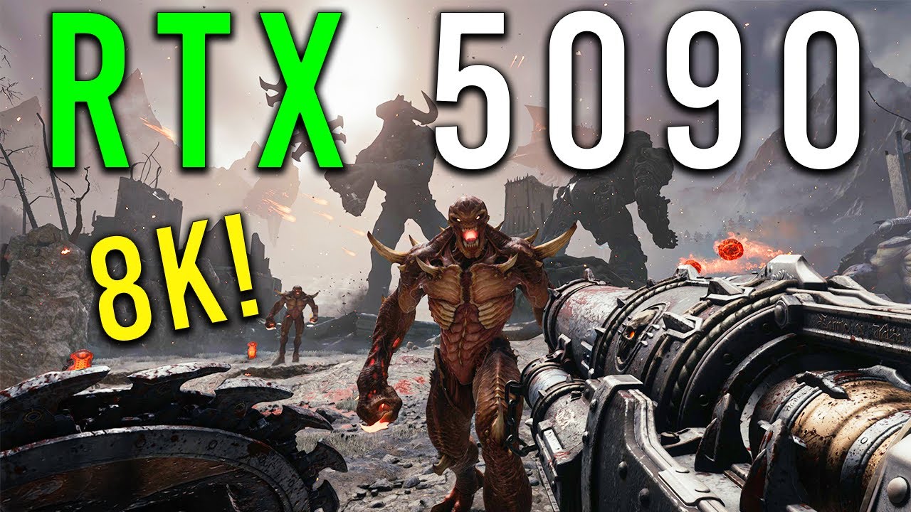 RTX 5090 at 8K in Doom The Dark Ages! - YouTube