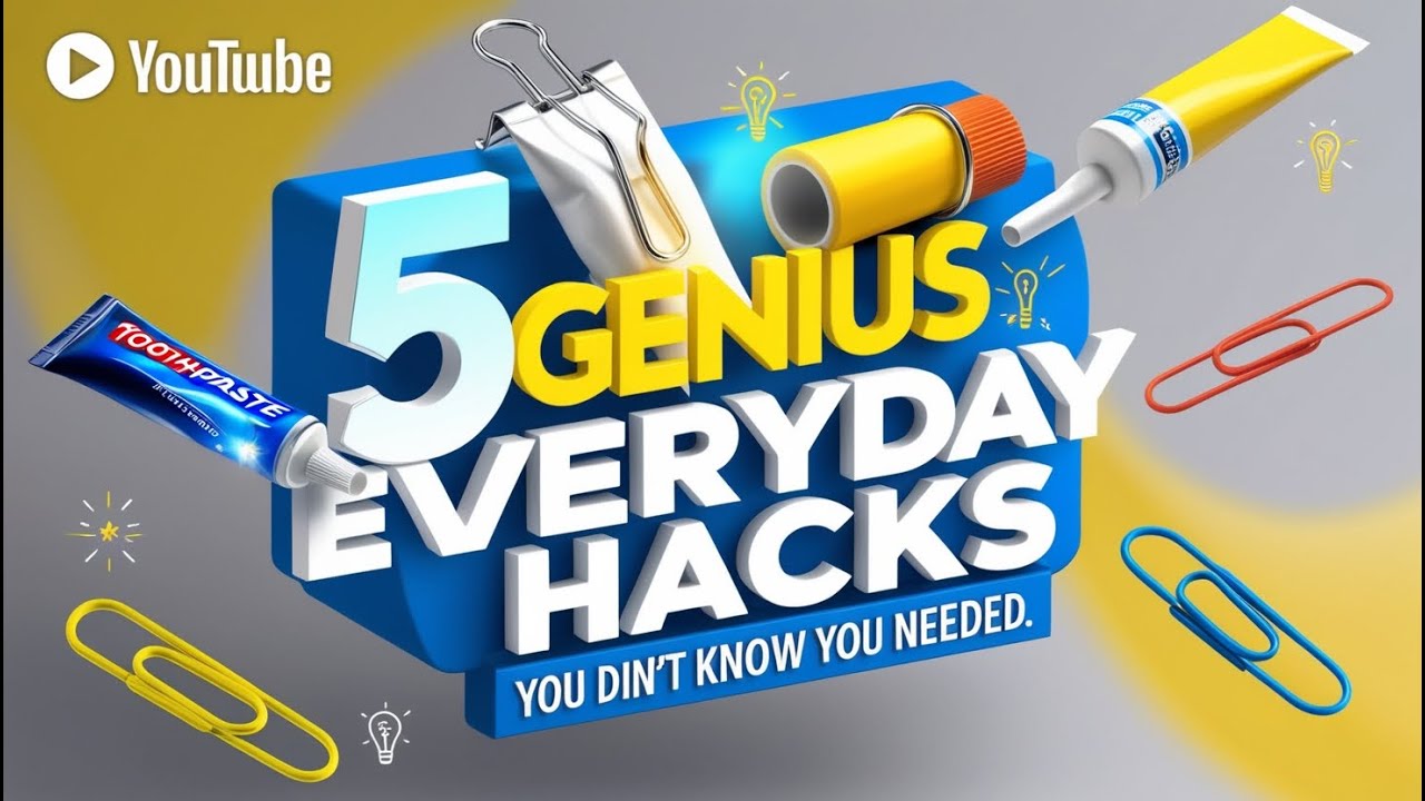 "5 Everyday Items with Genius Uses You Never Knew About!" - YouTube