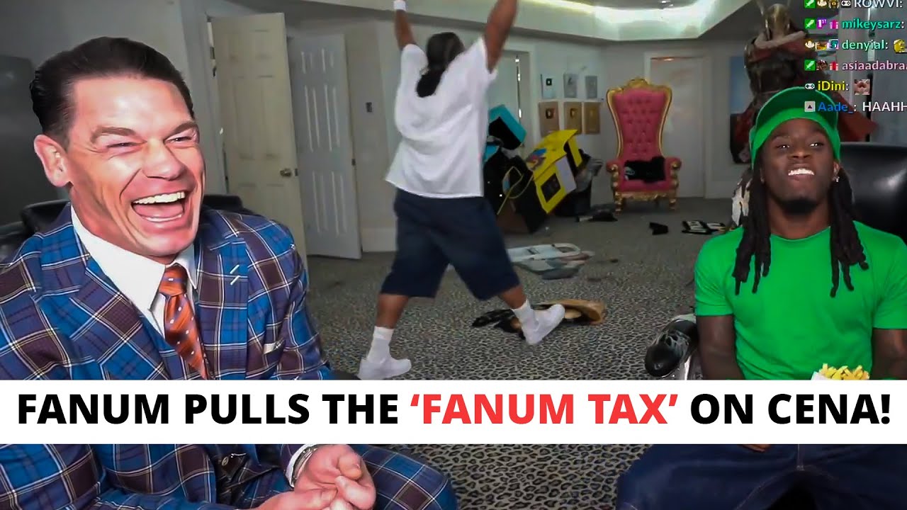 FANUM PULLS THE ‘FANUM TAX’ ON JOHN CENA! - YouTube