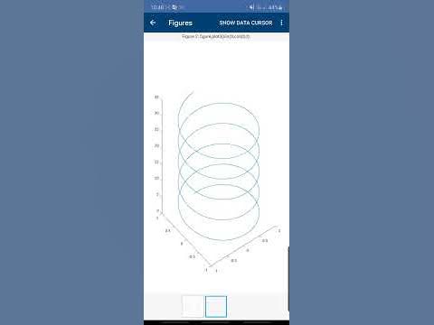 Create 3D helix plot on MATLAB mobile 😎 - YouTube