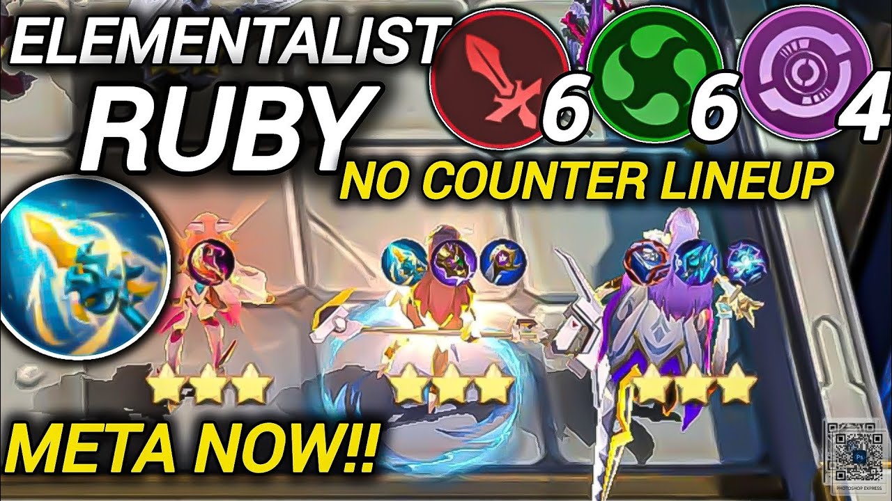 MAGIC CHESS | ELEMENTALIST RUBY WEAPON MASTER ASPIRANTS | COMMANDER ...