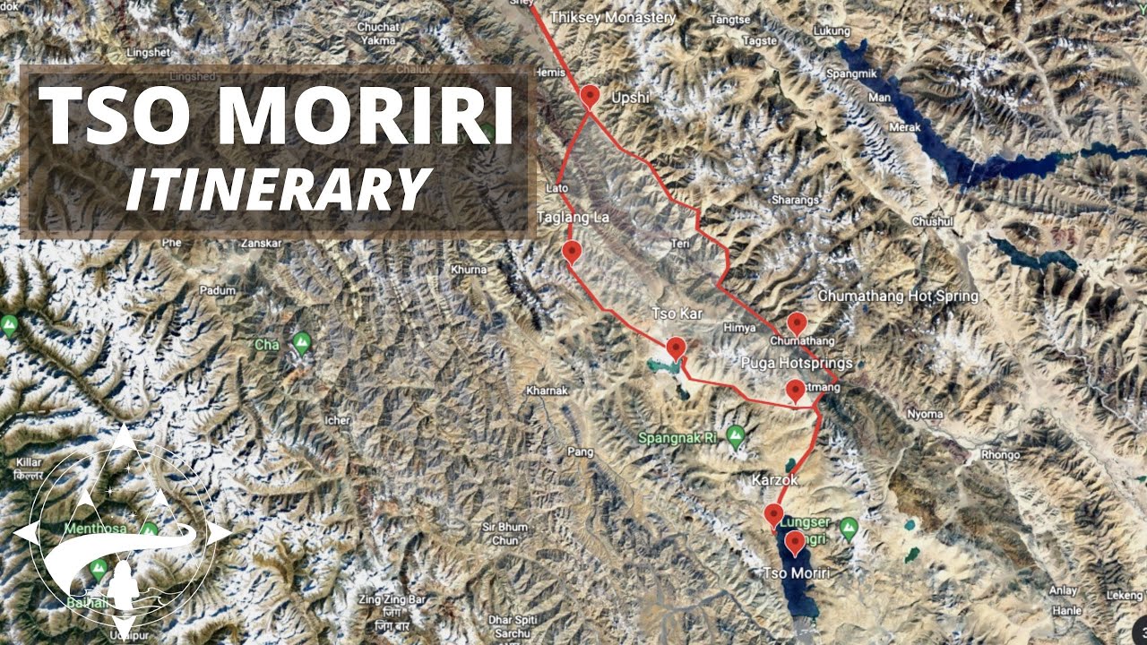 TSO MORIRI Itinerary - YouTube