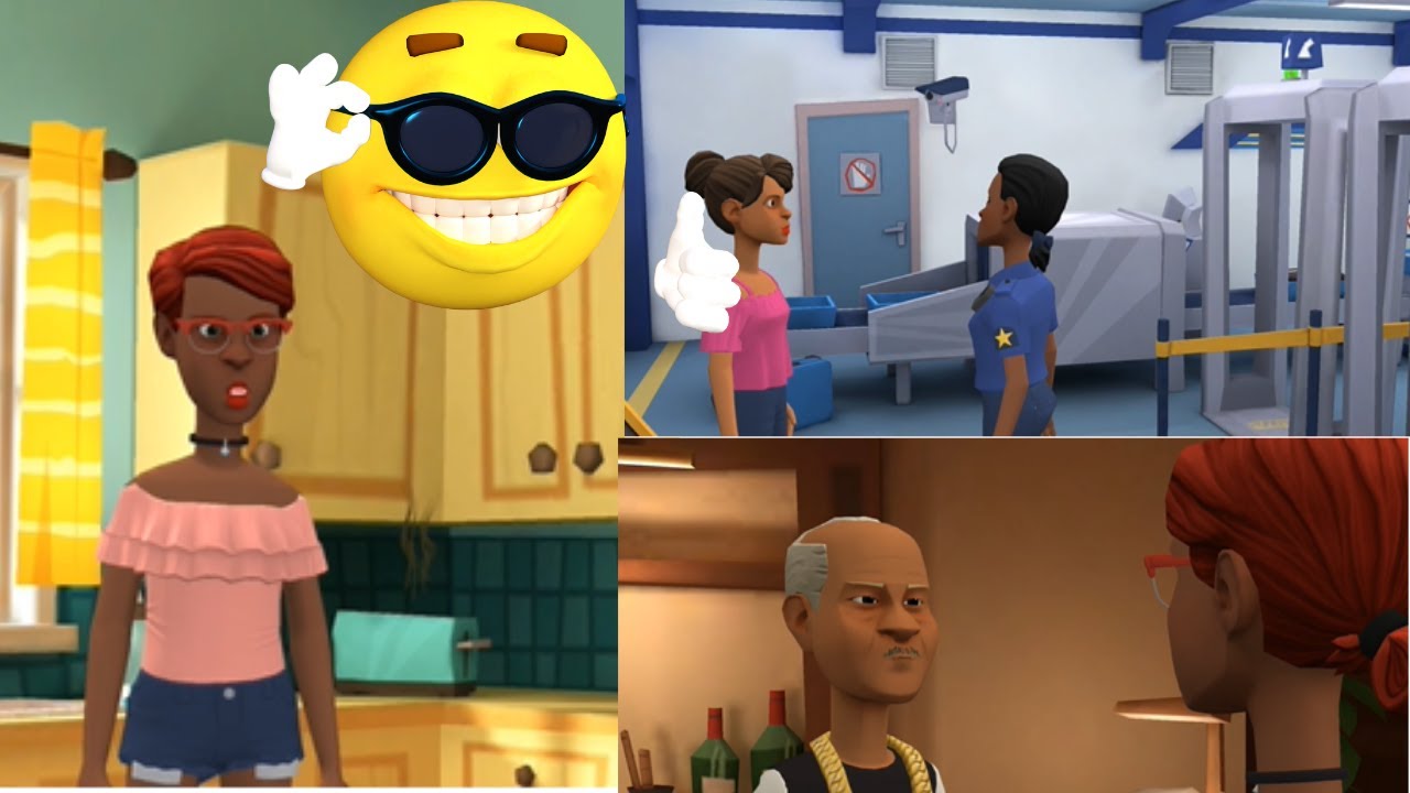 Ti Komik Kreyol - (Part 10) - Wana pral pran avyon poul ale Wachintonn ...