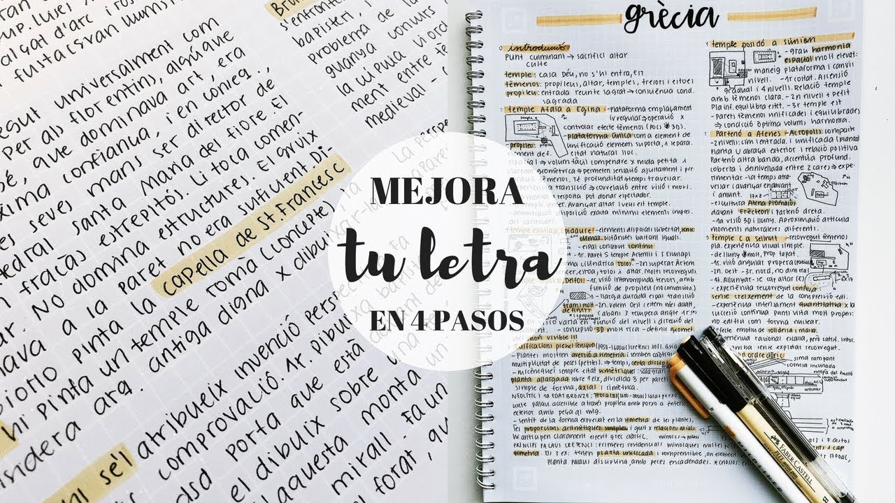 MEJORA TU LETRA || EN SÓLO 4 PASOS - YouTube