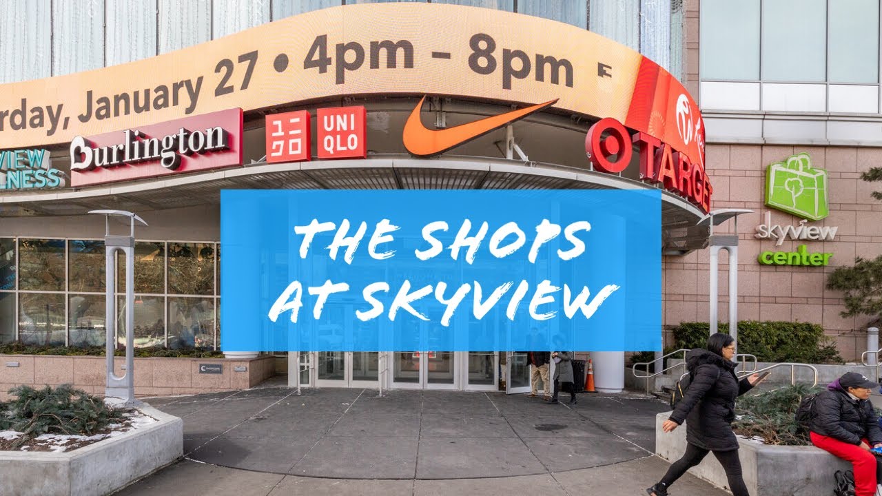 Visiting The Shops At Skyview in NYC (Skyview Center) - YouTube